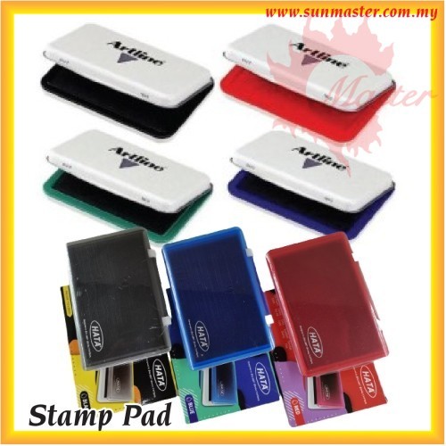 Artline Stamp Pad | Hata Stamp Pad | Astar Stamp Pad | Stamppad Inkpad | Pad Setem | 印台 | Shopee ...