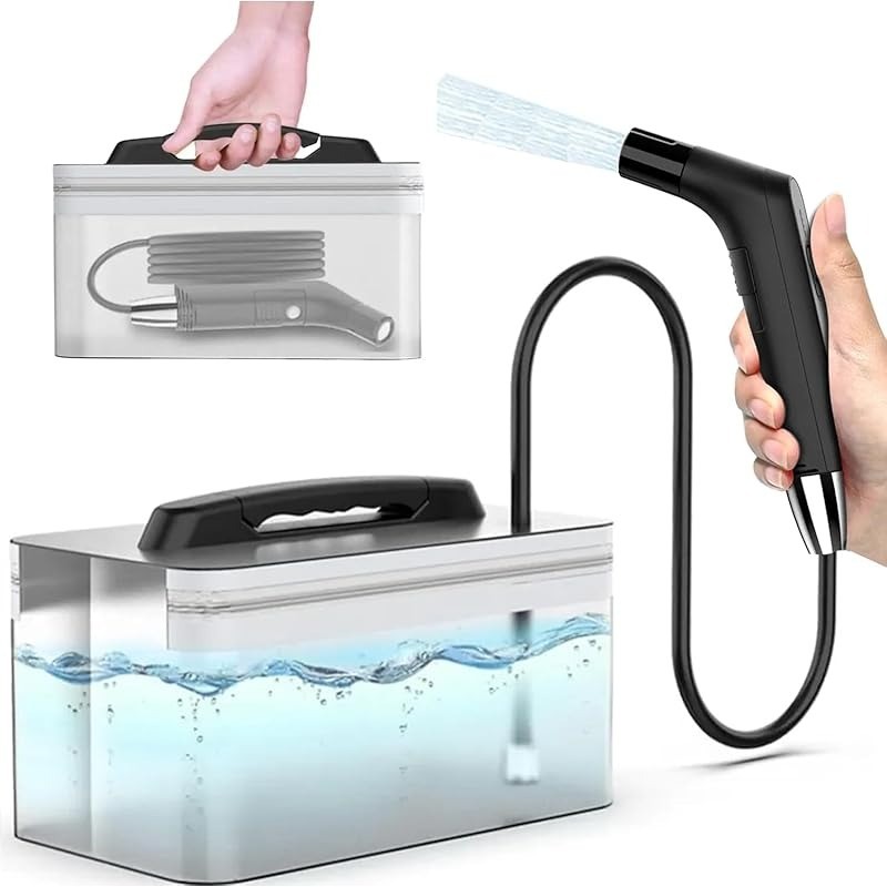 [MY STOCK]2.3L Portable Rechargeable Bidet Sprayer (Electric Shattaf ...