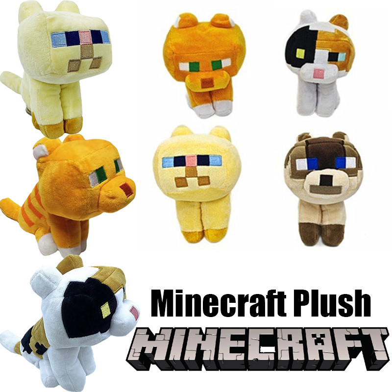 Plush Minecraft Toys Decoration Stuffed Toys 2025 A Minecraft Movie Cat ...