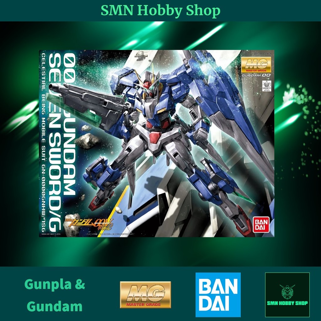 MG 1/100 00 Gundam Seven Sword/G 007 Gunpla Gundam Toys Plastic Model Kit [Mobile Suit Gundam 00 ...