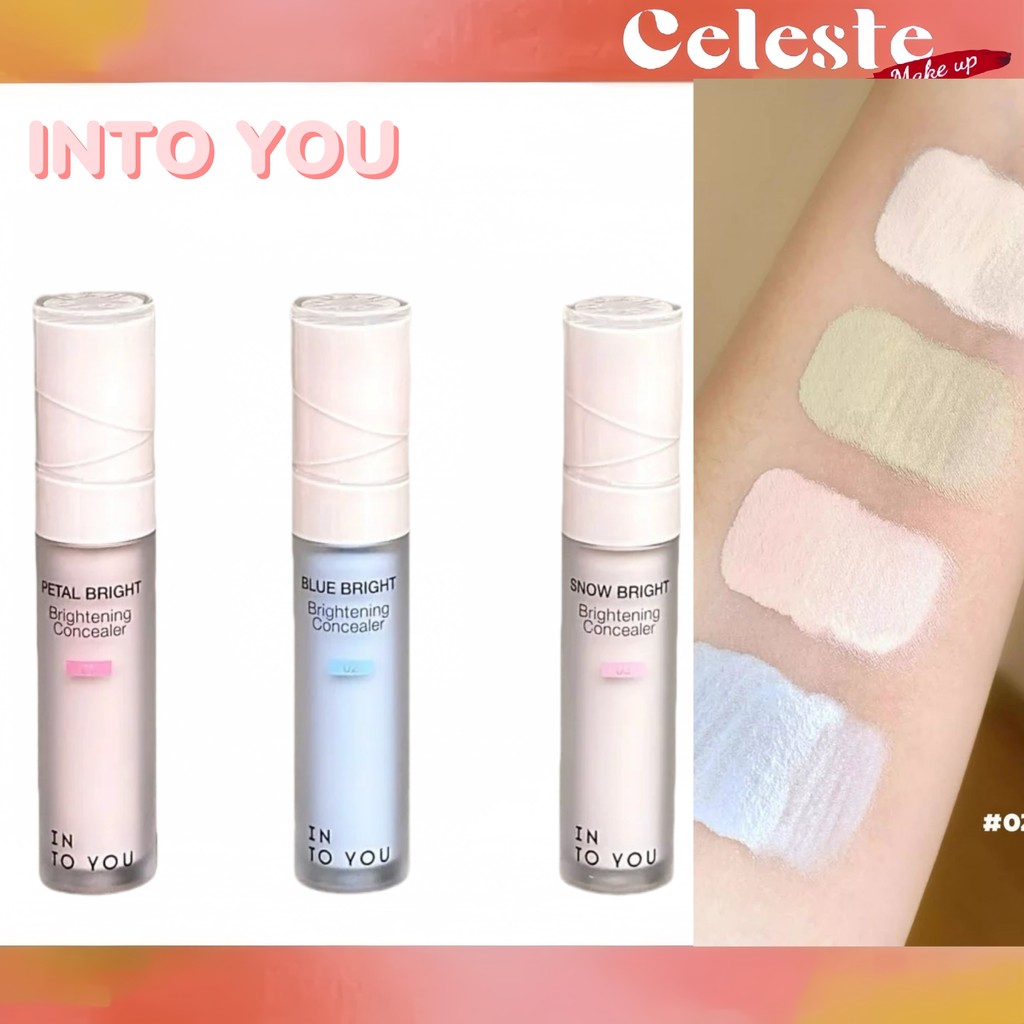 INTO YOU Brightening Concealer covers acne marks, tear troughs, dark ...