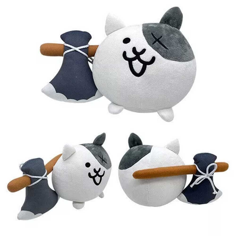 The Battle Cats Plush Toy Cartoon Game Character Cute Soft Stuffed Doll ...