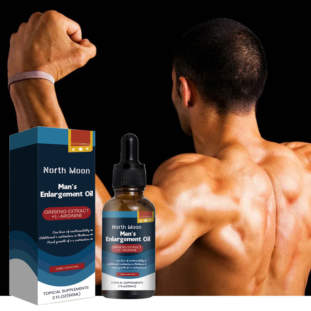 North Moon Men's Body Massage Essential Oil Men Body Care Enhance ...