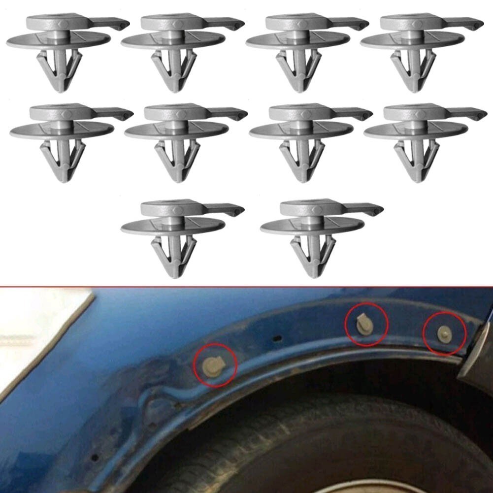 GRKN~10Pcs Wheel Arch Trim Molding Clips For BMW for Mini for Cooper ...