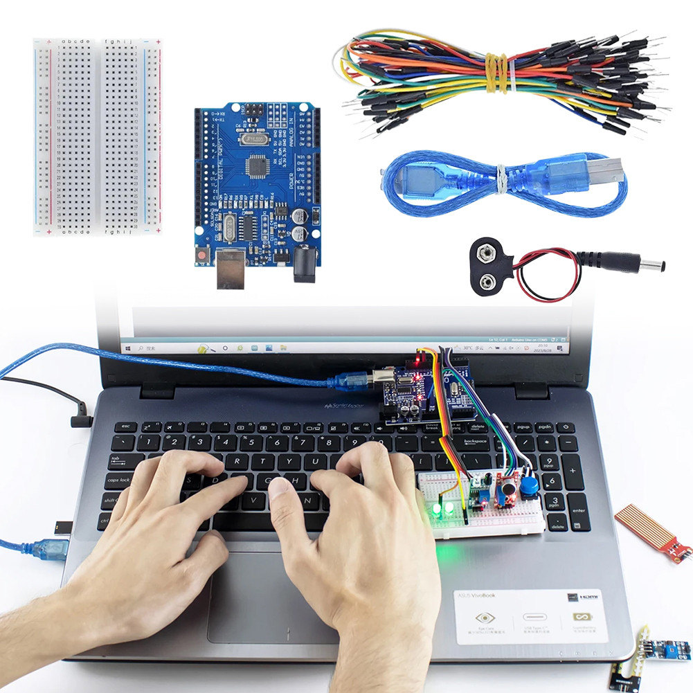 keepdreaming Educational Programming Kit with Breadboard Power Supply ...