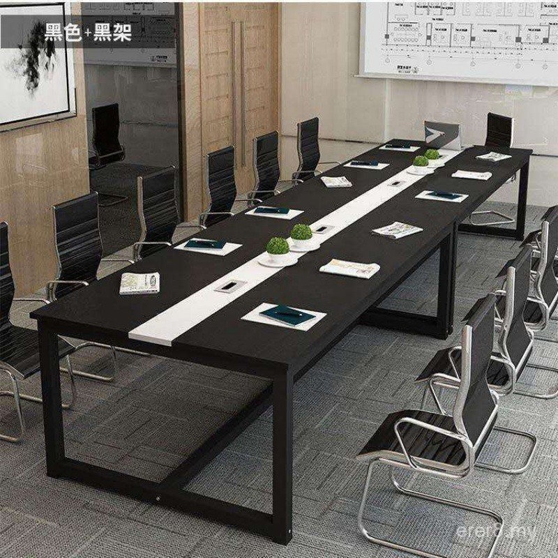 Conference Table Long Table Desk Simple Workbench Table Chair ...