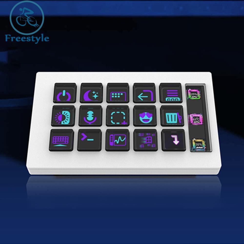 For StreamDeck Mini Live Content Creation Controller 15 Customizable LCD Keys [freestyle01.my ...