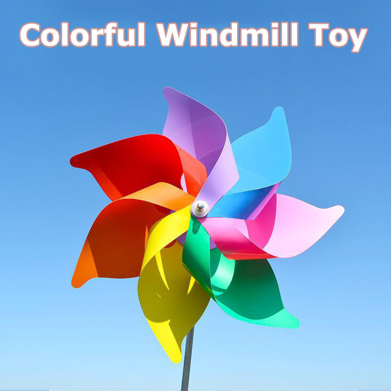 Windmill Toy Plastic Windmill Garden Handheld Small Windmill Outdoor ...