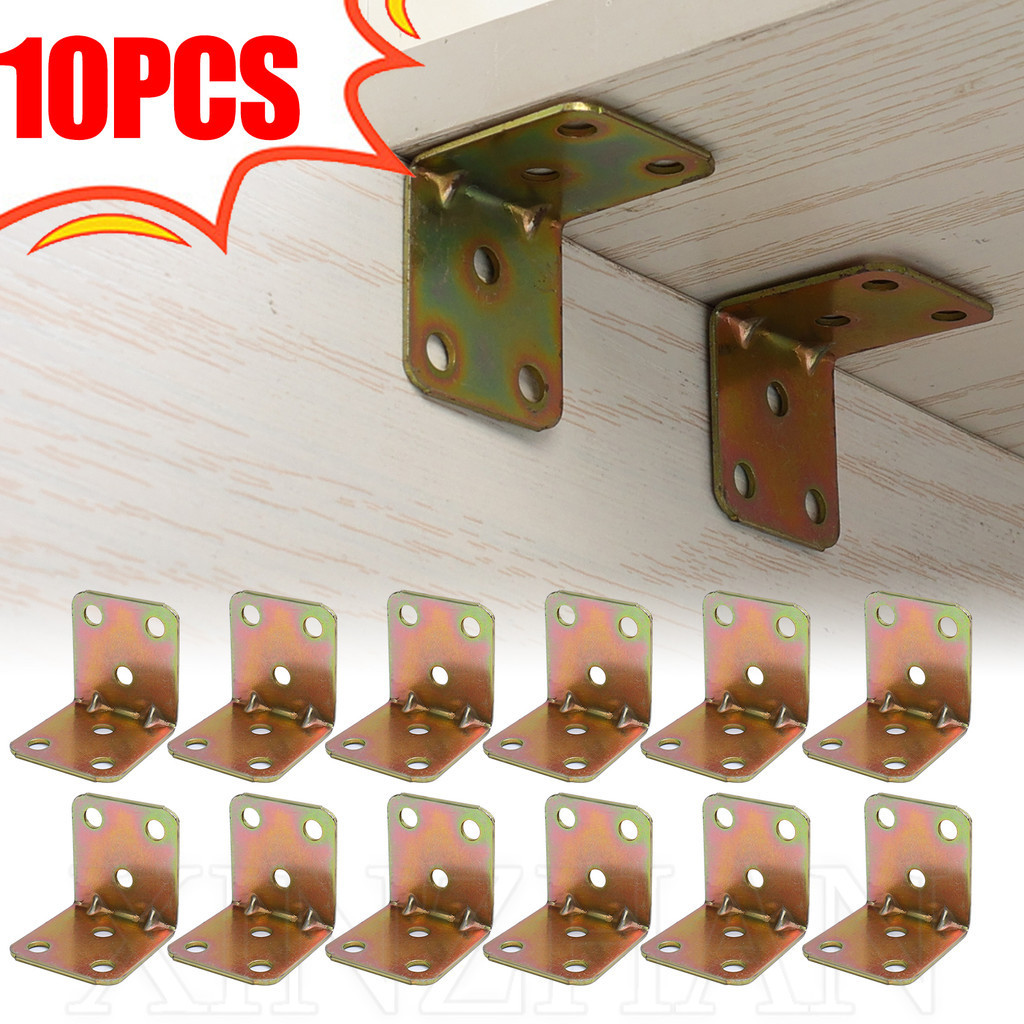 10Pcs 90 Degree Right Angle Fixed Connector - Heavy Duty Corner ...