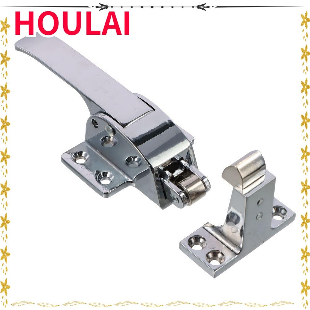 HOULAI Door Cabinet Handle, Steel Adjustable Trigger Action Latch, Ice ...