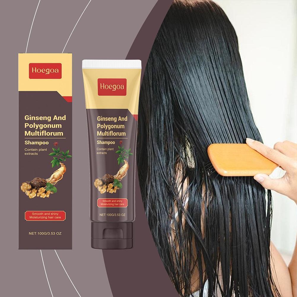 Ginseng And Polygonum Multiflorum Shampoo Oil-control Hair Shampoo ...