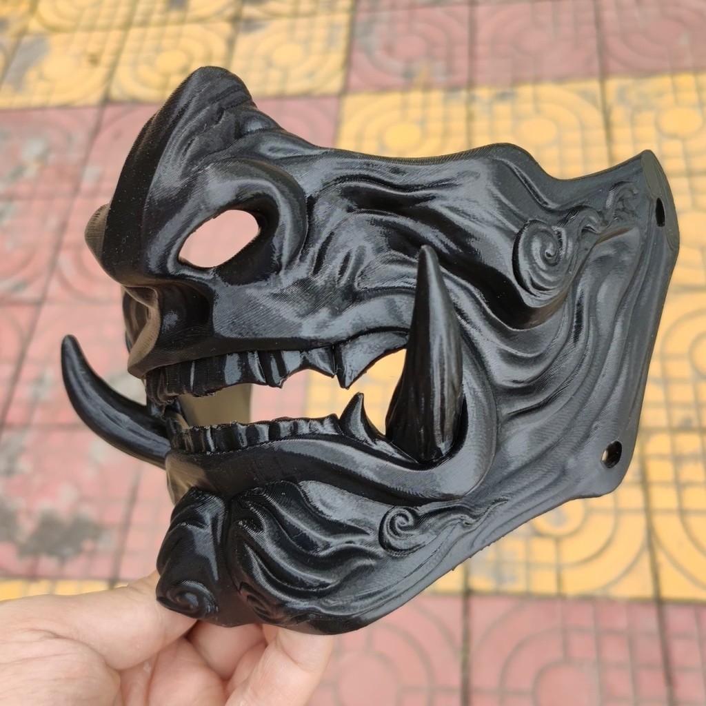 Chinese Style Black Myth Samurai Mask Prajna cos Ultra-Light Handsome ...