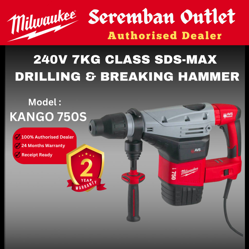 Milwaukee SDS Max Hammer Drill / Kango 750S / Hecker / Breaking Hammer ...