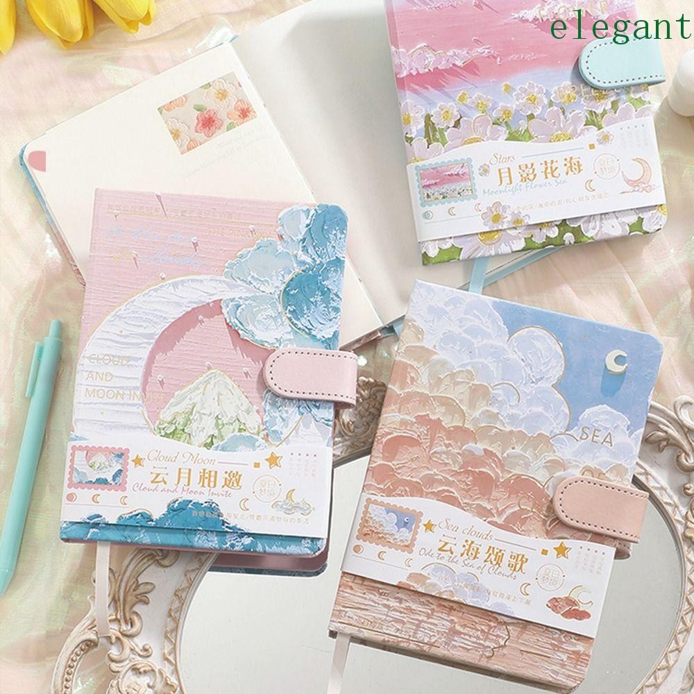 ELEGANT Illustration Notepad, Beautiful Aesthetic Student Diary Notepad ...