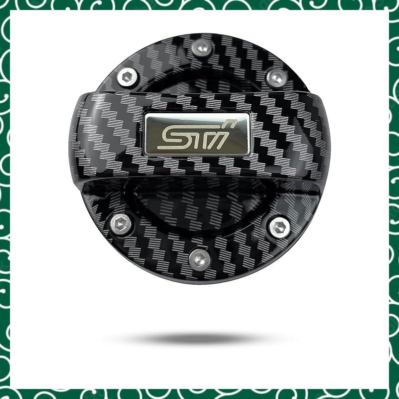 Rare handmade STI logo gasoline fuel cap cover (multi-color) Rare ...