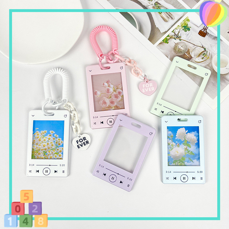 GANTUNGAN Vc-stationery Id Card Hanger Aesthetic Nametag Hanger Id Card ...