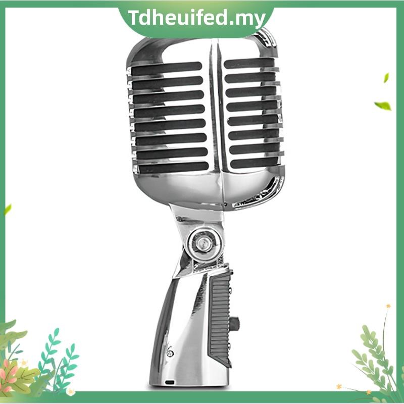 Vintage Metal Microphone for 55SH Classic Dynamic Wired Handheld Mic ...