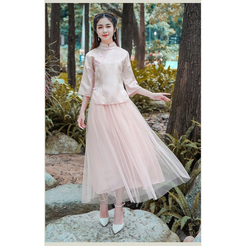 ready stock in Malaysia jb dress cheongsam 2in1 wedding cheongsam ...