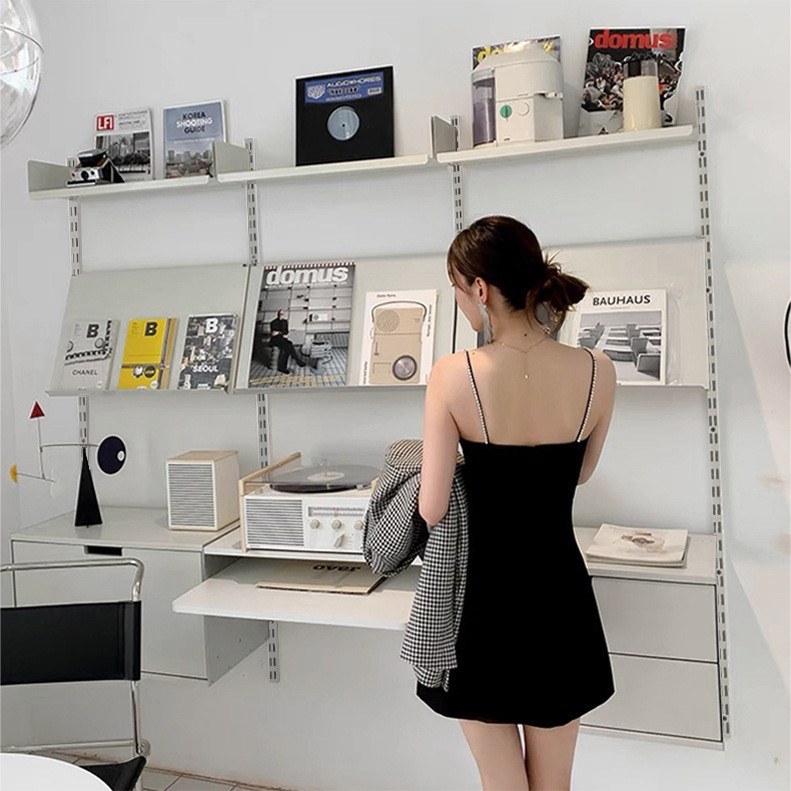 Rak buku trek vitsoe606 rak buku sistem rak atas dinding rak buku ...