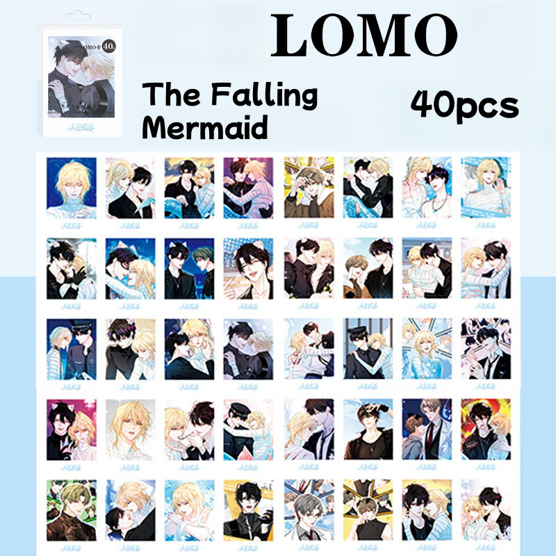 40pcs Jinx Heaven Official's Blessing Lomo cards The Falling Mermaid ...