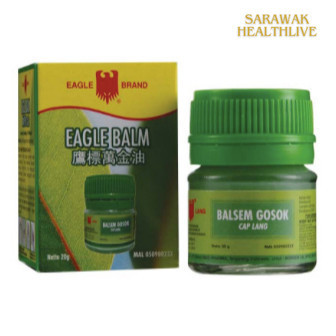 Eagle Brand Balsam /Balsem Gosok Cap Lang 20g | Shopee Malaysia