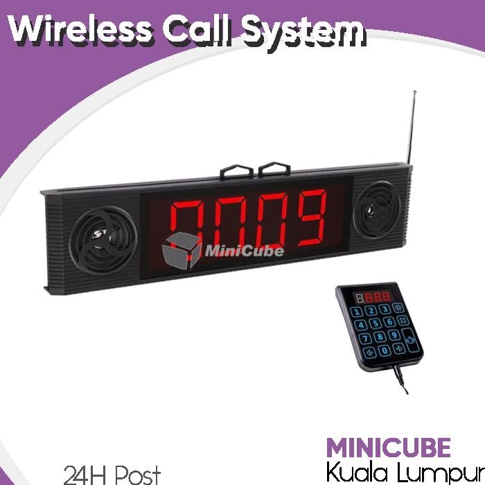 Pager Queue System LCD Wireless Calling Number Display English | Shopee ...
