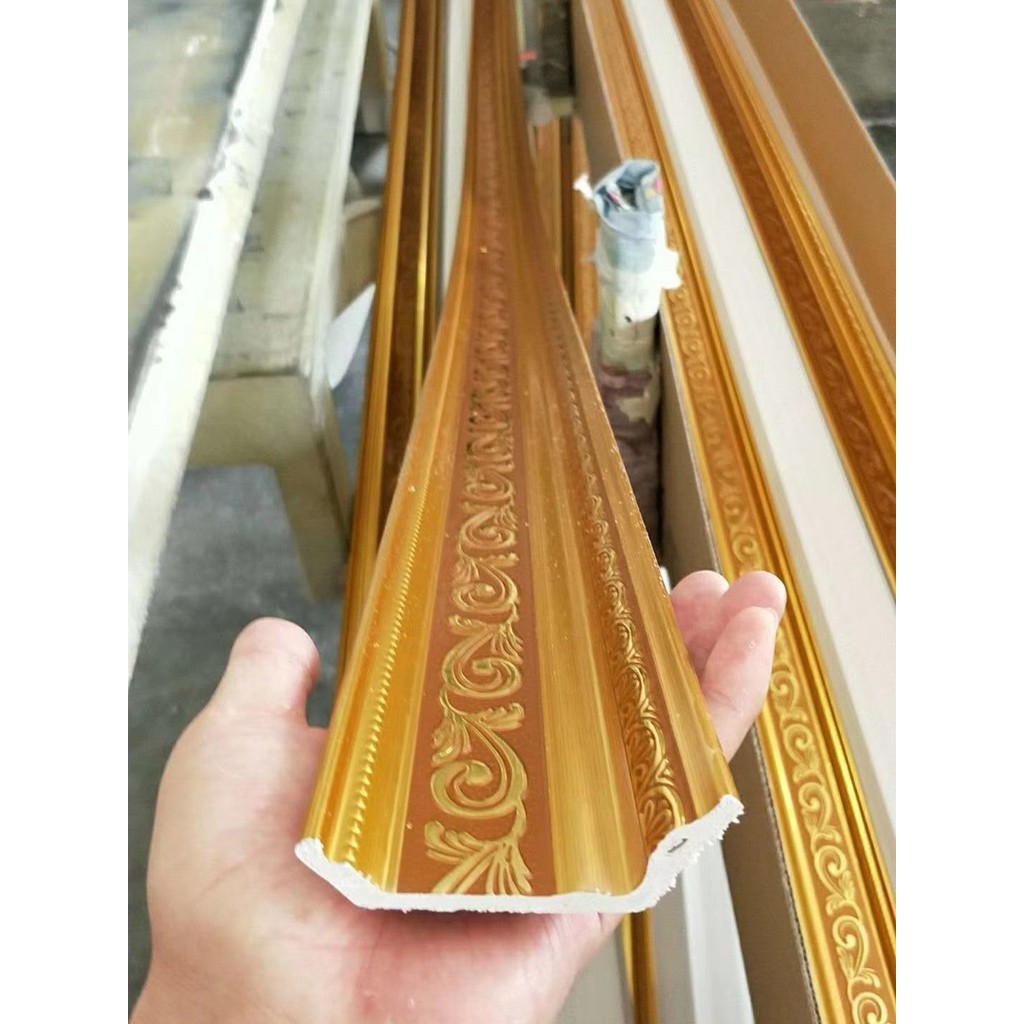 Talian Gypsum Garisan Siling PVC Garisan Sudut Jalur Hiasan Bukan ...