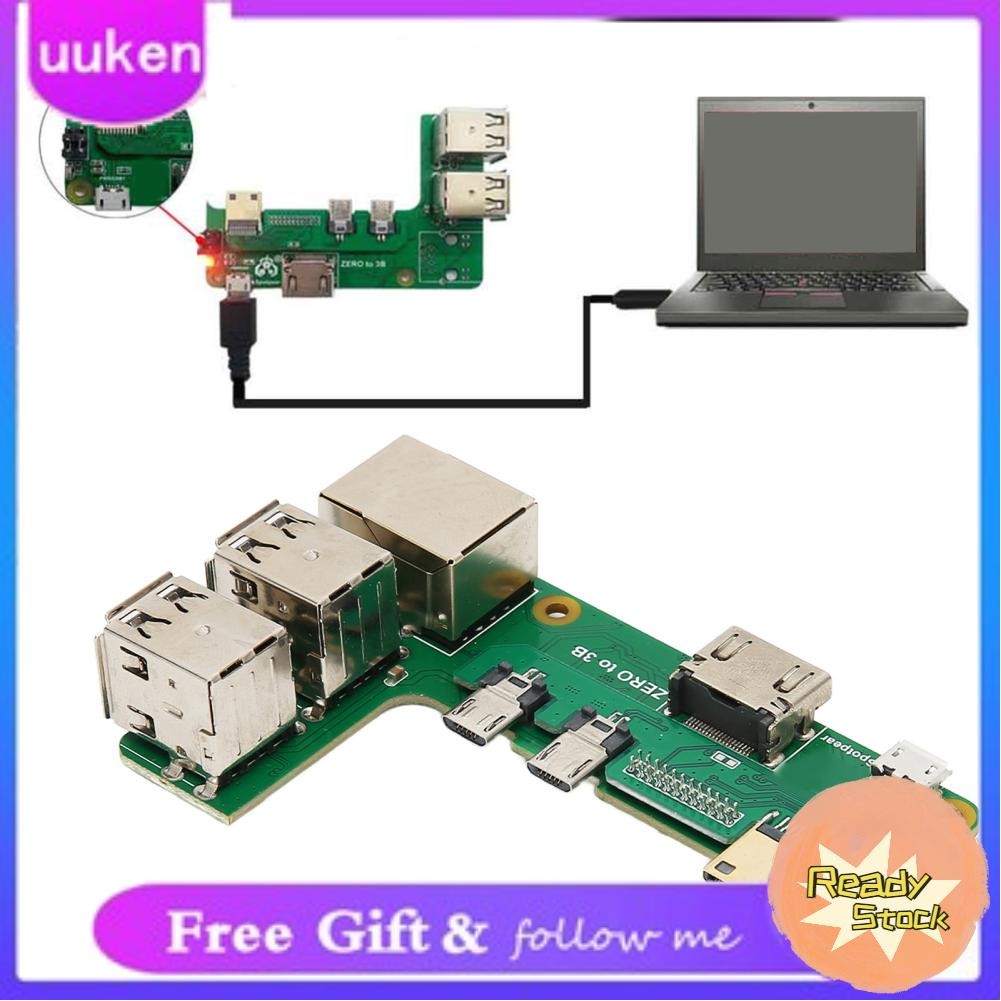 Uukendh GPIO Expansion Module Board for Zero 2W USB2.0 RJ45 Network ...