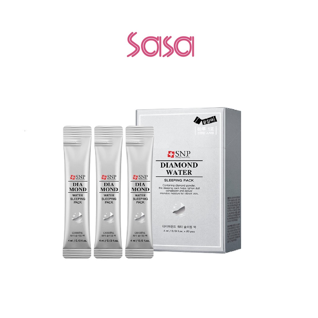 SNP : Diamond Water Sleeping Mask (4MLX20) | Shopee Malaysia