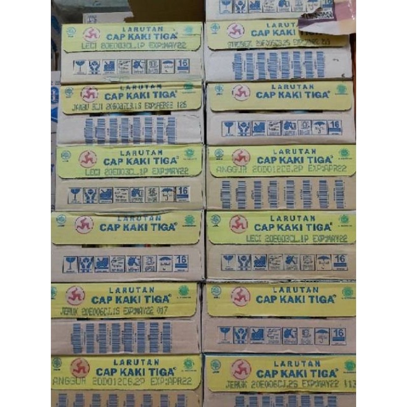 Larutan cap kaki tiga Rasa Buah-buahan kemasan kaleng 320ml/harga untuk ...