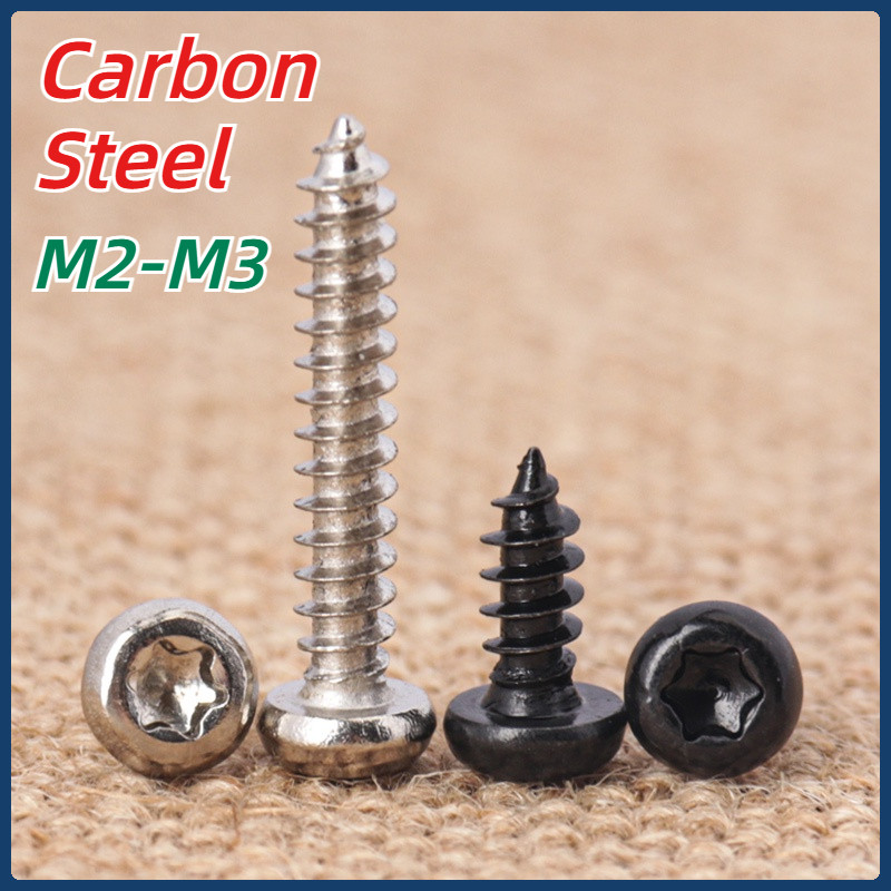 [MX1] Skru pan kepala Torx self-tapping / Skru Torx PK / Black Round ...