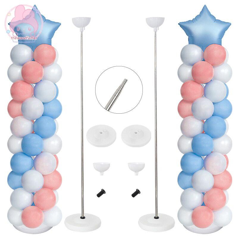 thewoodfamer Balloon Column Stand Kit,Adjustable Balloon Column Kit ...