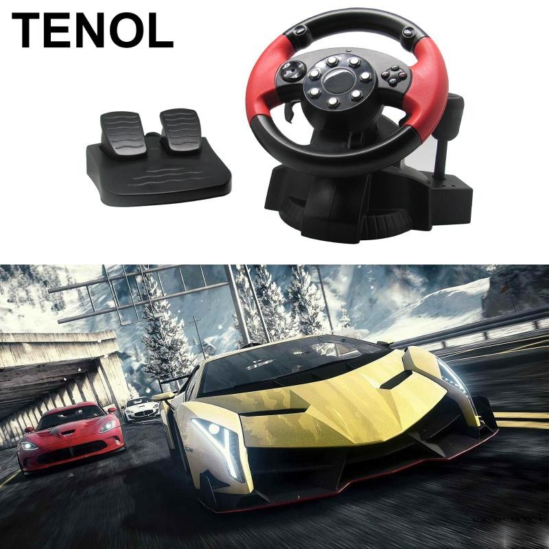 [KesotoafMY] Racing Wheel, Dual Vibration Motors And 200 Racing Game ...