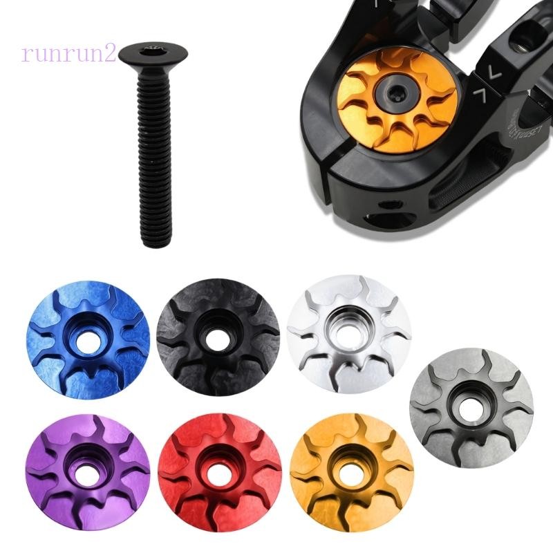 RUN Bicycles Headset Top Caps Aluminum Alloys Colorful Hollows Bike ...