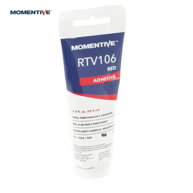 MOMENTIVE RTV 106 Adhesive Red 2.8FLoz 82.8ml Excellent Chemical ...