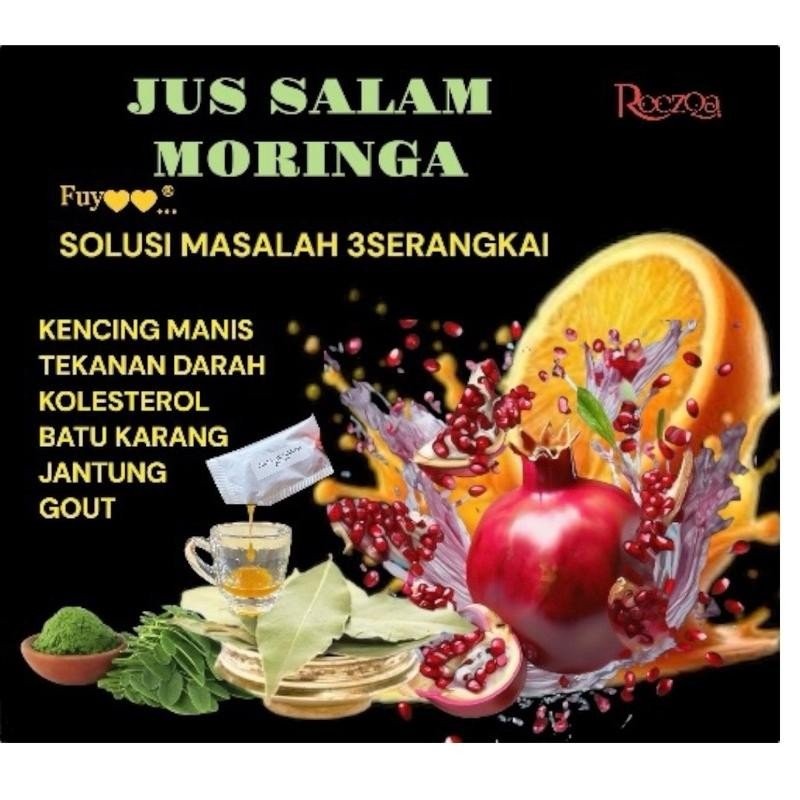 JUS SALAM MORINGA FUYOO- Jantung premium Minuman kencing manis vitamin ...