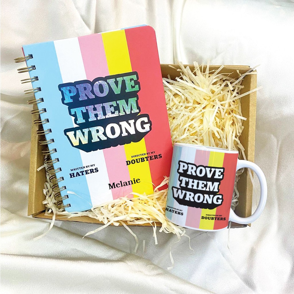 Prove Them Wrong Mug & Journal Gift Set | Shopee Malaysia