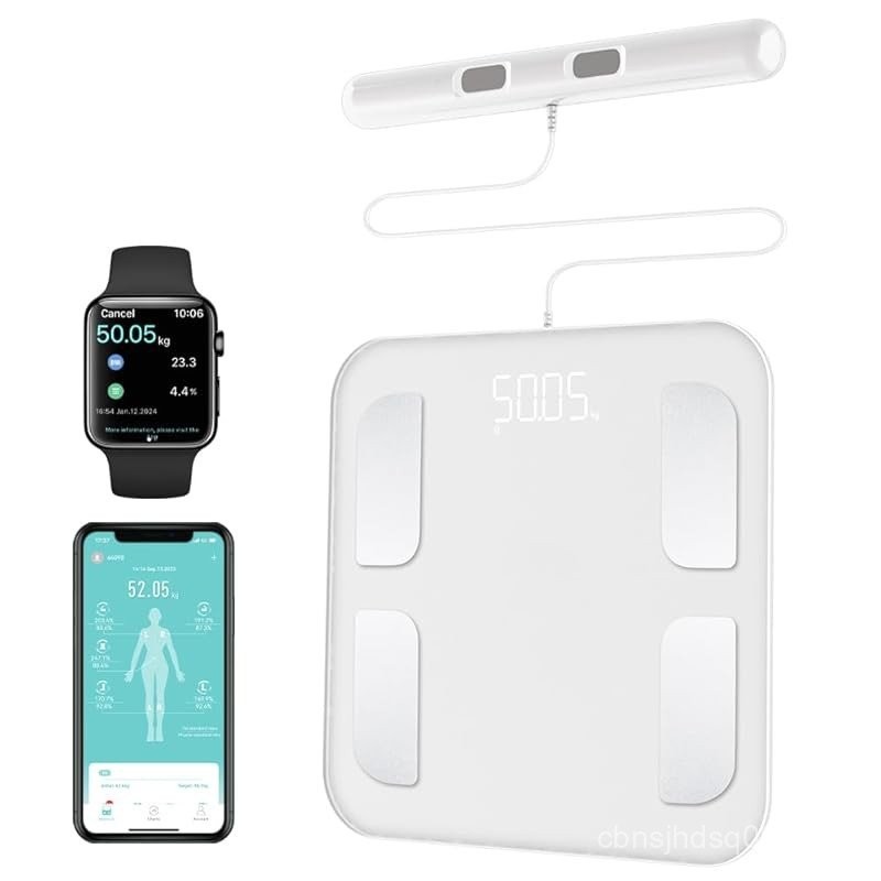 Fitdays Smart Body Fat Scale | Advanced 8-Electrode Technology for BMI/20+ Body Metrics | Full ...
