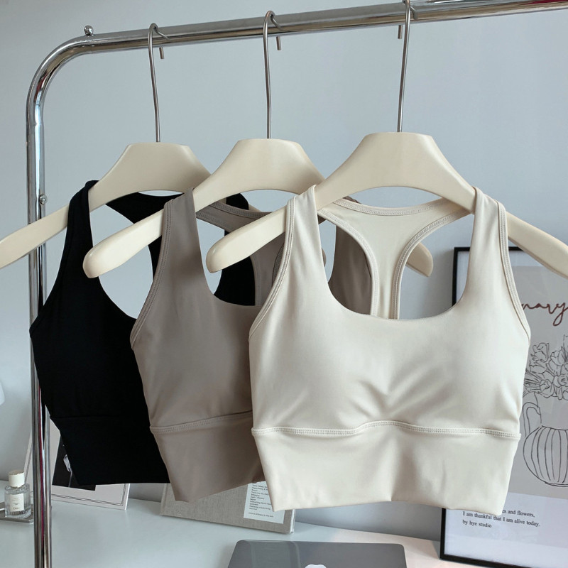【YOGATRUTH】Fixed Padded Sports Bra I-shaped Beauty Back Quick Drying ...