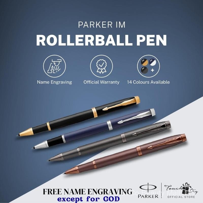 Original Parker IM Rollerball Pen for Business Signature with Name ...