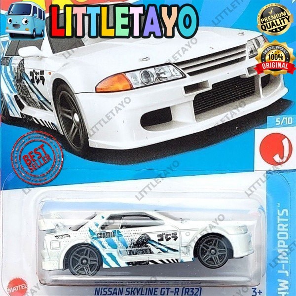 PUTIH Hotwheels NISSAN SKYLINE GT-R R32 (R32) White 2023 GODZILLA - RWB ...