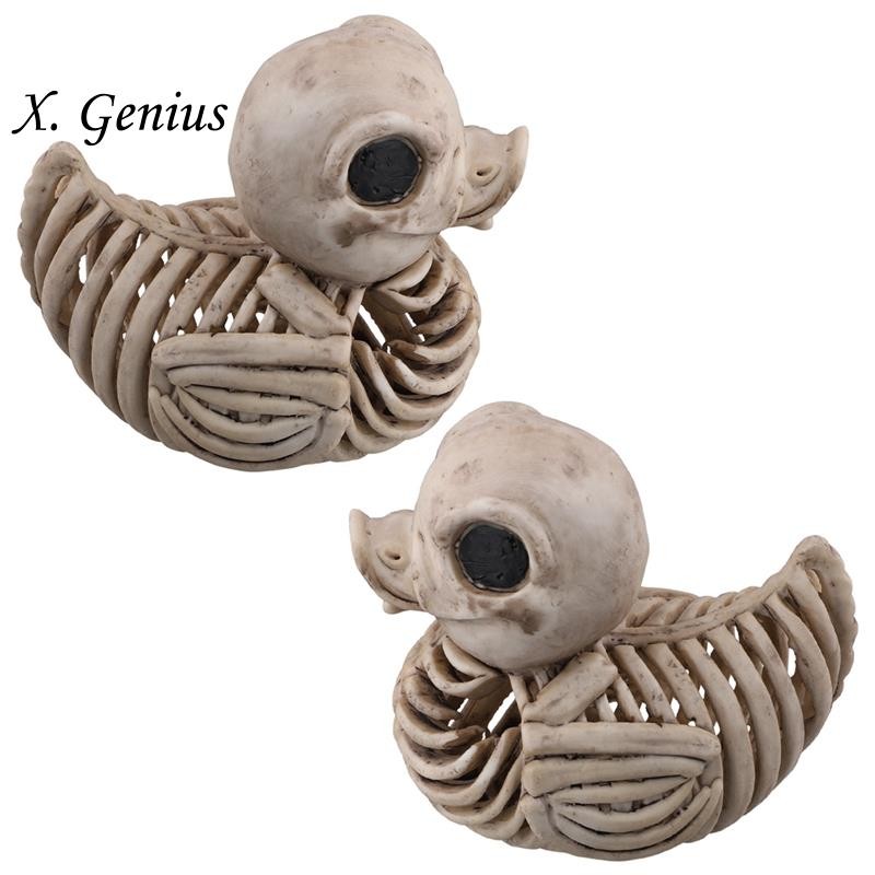 Halloween Duck Skeleton Bones,White Duck Skeleton Ornament, Duck ...