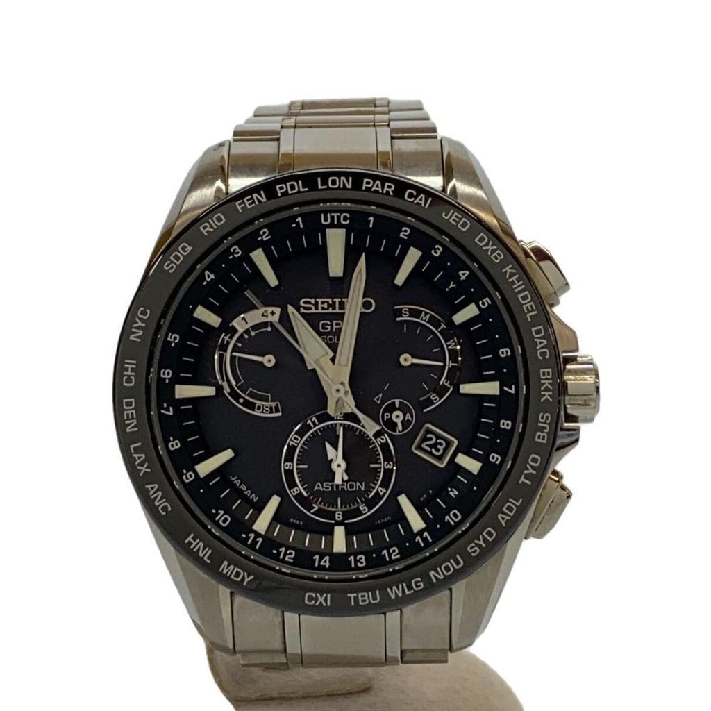 SEIKO Men's Watch Solar Analog Stainless Steel SLV SS 8X53-0AD0-2 ...