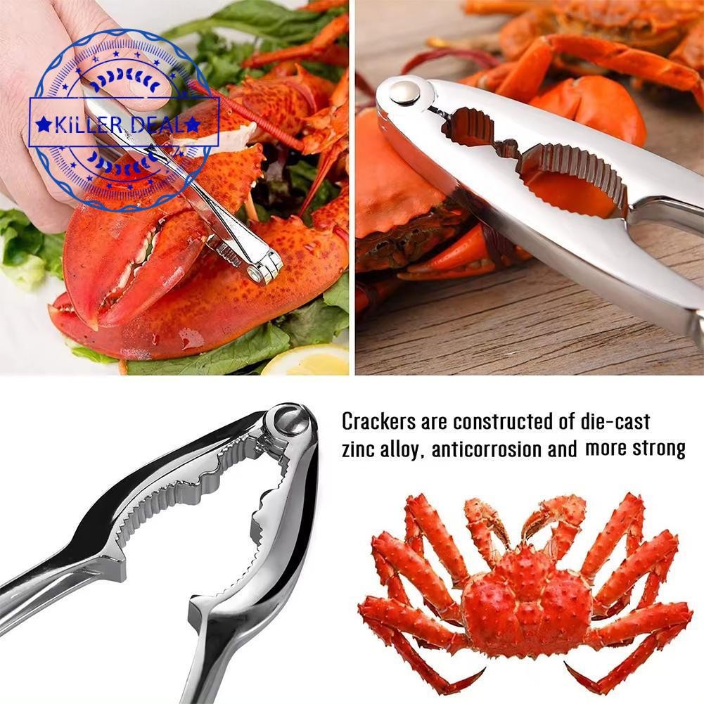 Seafood Crackers Crab Forks Set Lobster Crab Opener Opener Leg Nuts ...