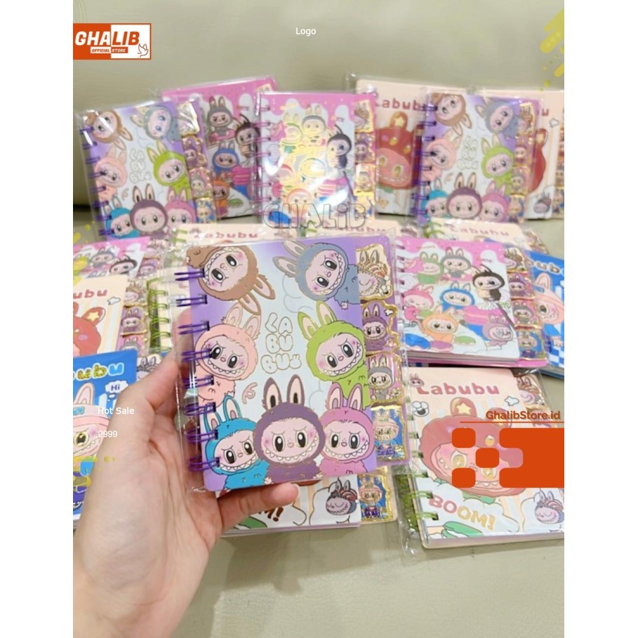 Labubu Notebook Ring Labubu Notebook Scrapbook Labubu | Shopee Malaysia