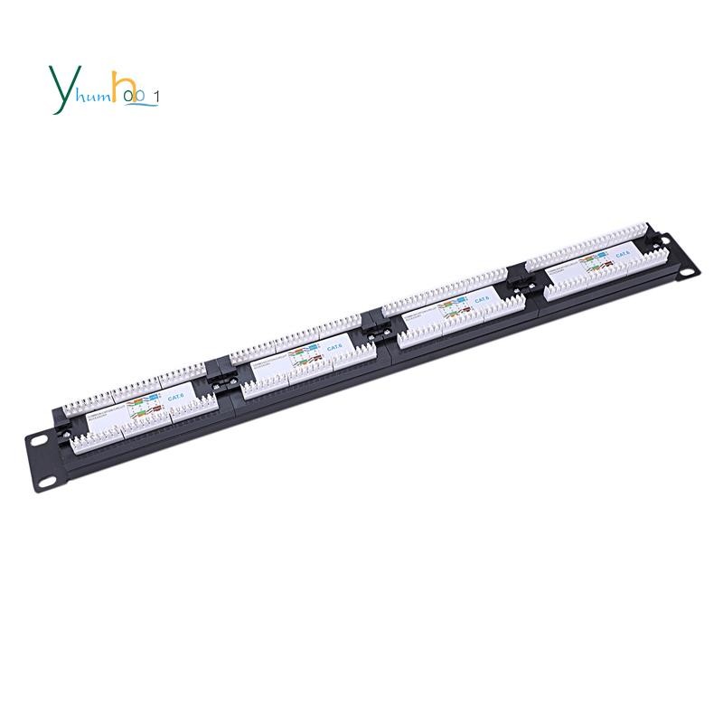 UTP 24 Port Rj45 Patch Panel Rack Cable Wall Mounted Bracket Connector ...