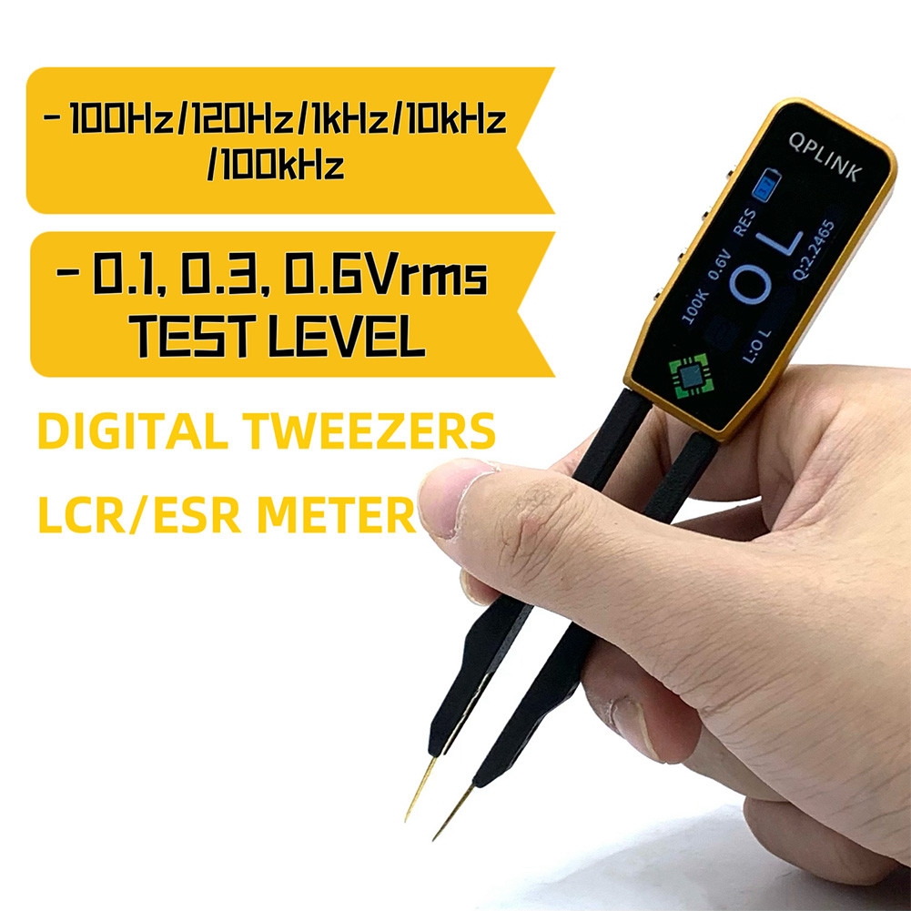 Smart Tweezer Auto Multimeter Tools 100kHz Resistance Capacitance ...