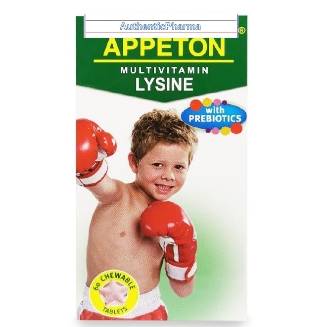 APPETON Multivitamin (MV) Lysine Chewable Tablet (60's) Improved ...