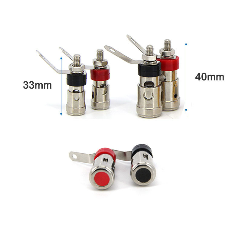33mm 40mm metal Spring Terminal Speaker Amplifier Spring Self-Locking ...