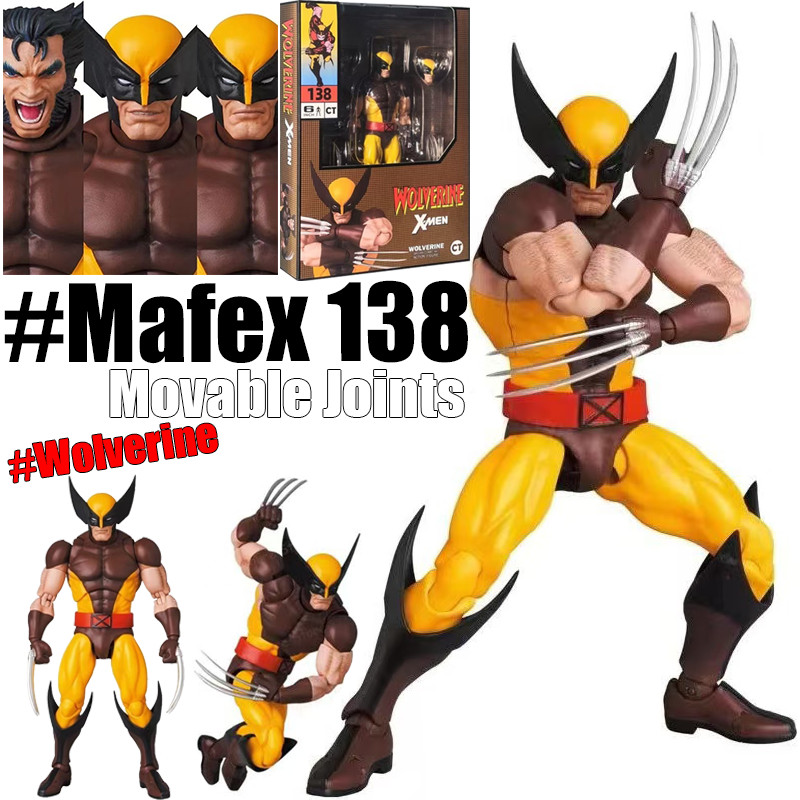 Wolverine Mafex 138 Deadpool VS Wolverine Action Figure Deadpool ...